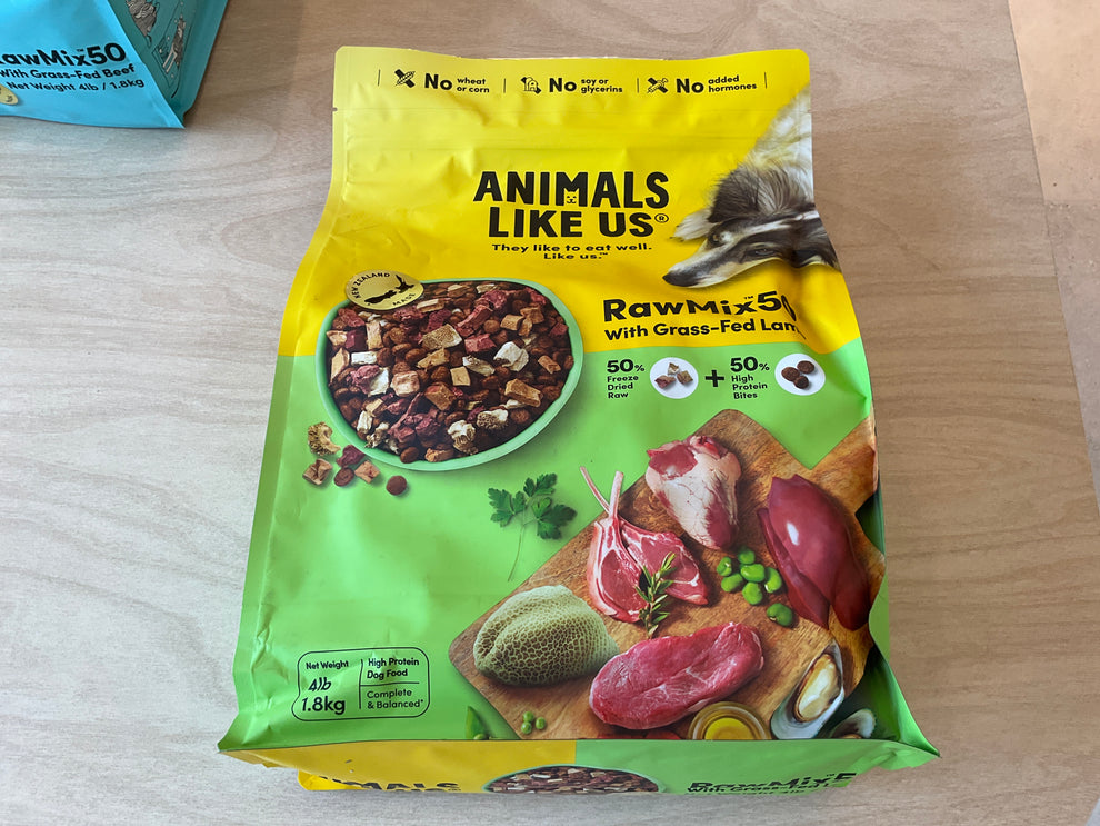 Animals Like Us RawMix50 with Grass-Fed Lamb 1.8kg – Petopia Grooming